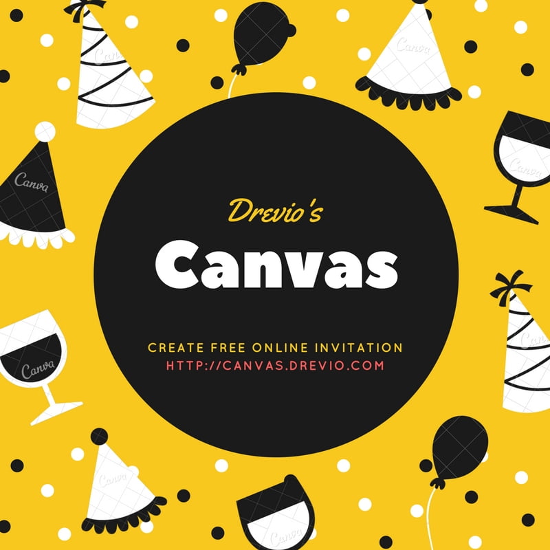 Online Invitation Maker - Drevio Canvas
