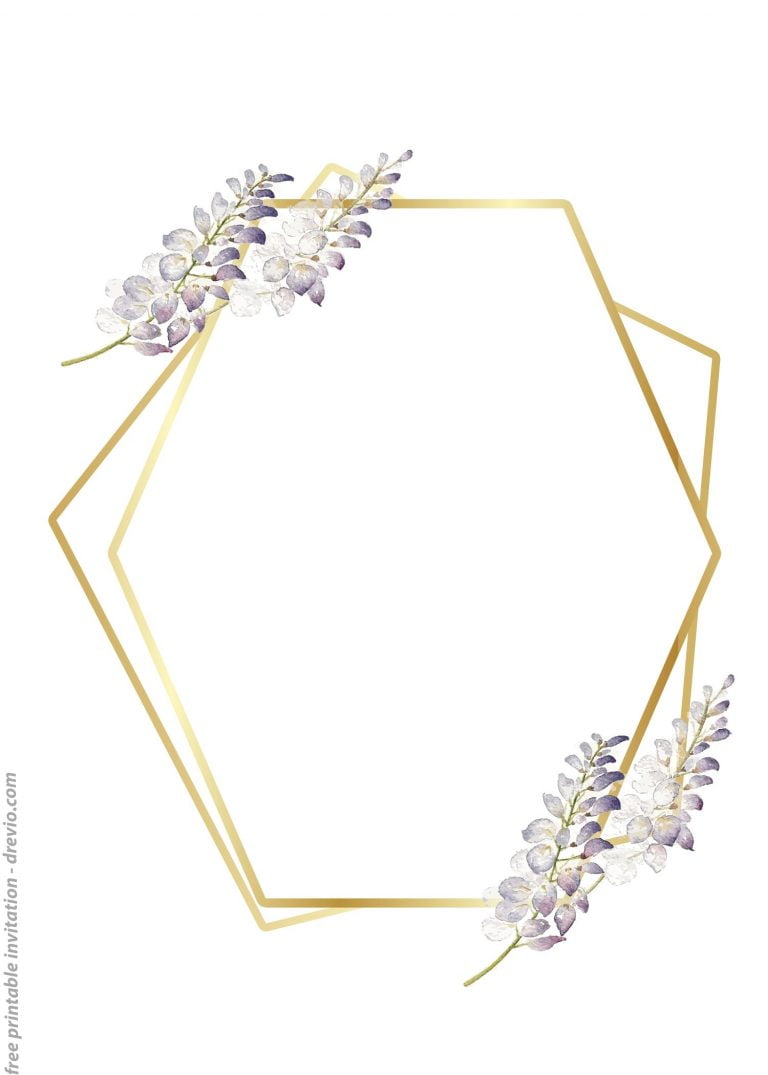 24++ FREE Printable Floral Watercolor Invitation Templates - for ANY ...