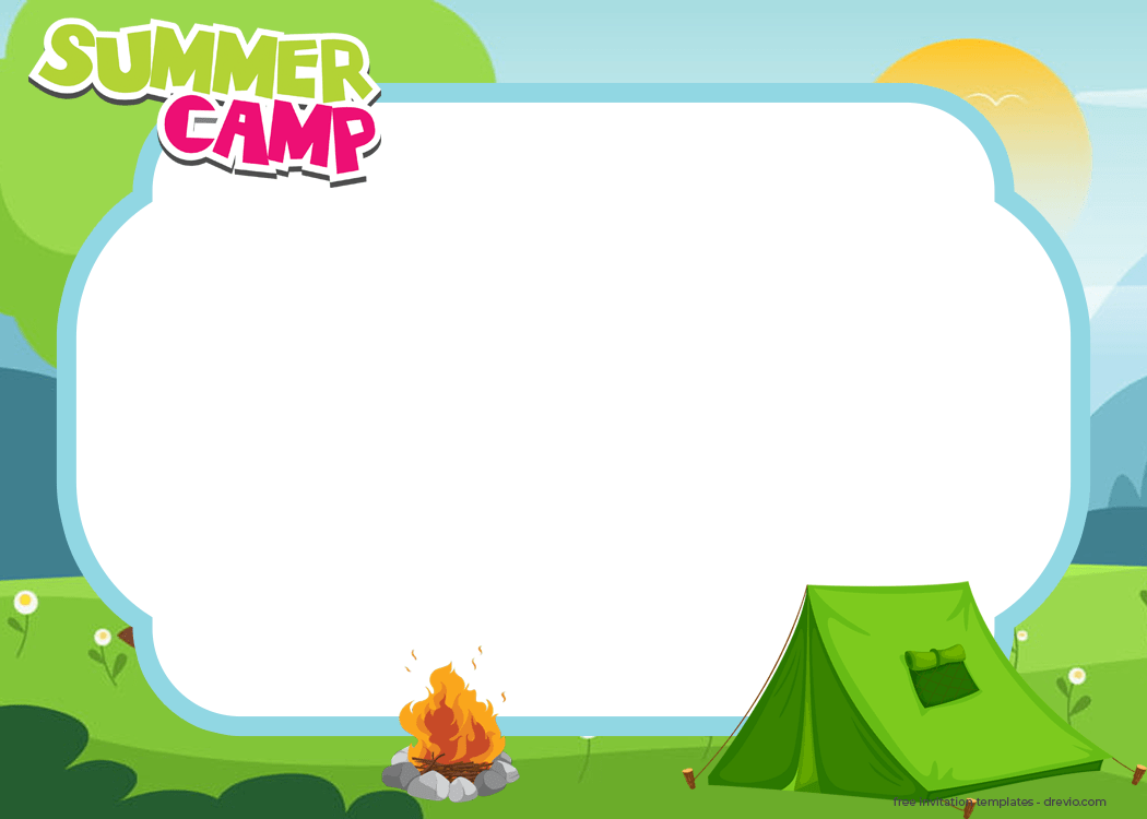 8+ Editable Camp Invitation Templates - Downloadable