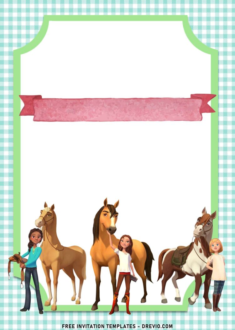 11+ Spirit Untamed Birthday Invitation Templates For Your Kid's Birthday