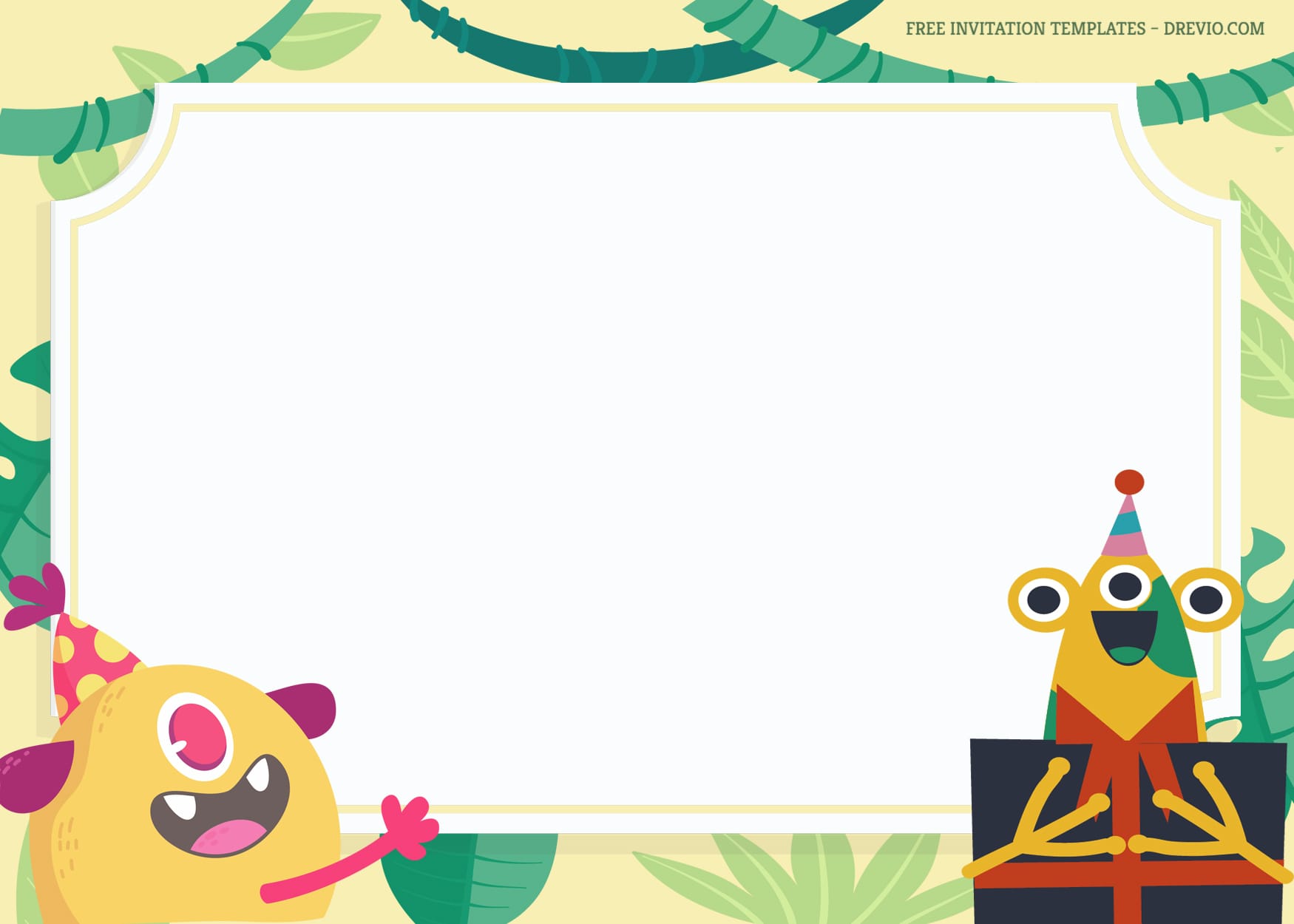 8+ Happy Good Day Monster Party Birthday Invitation Templates