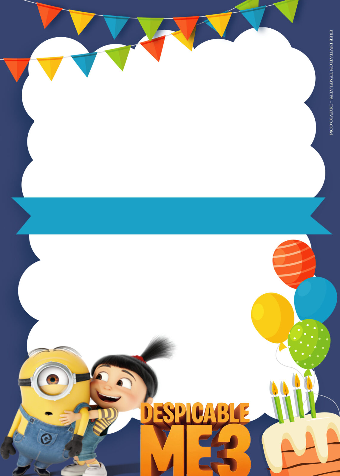 10+ Despicable Me With Family Birthday Invitation Templates