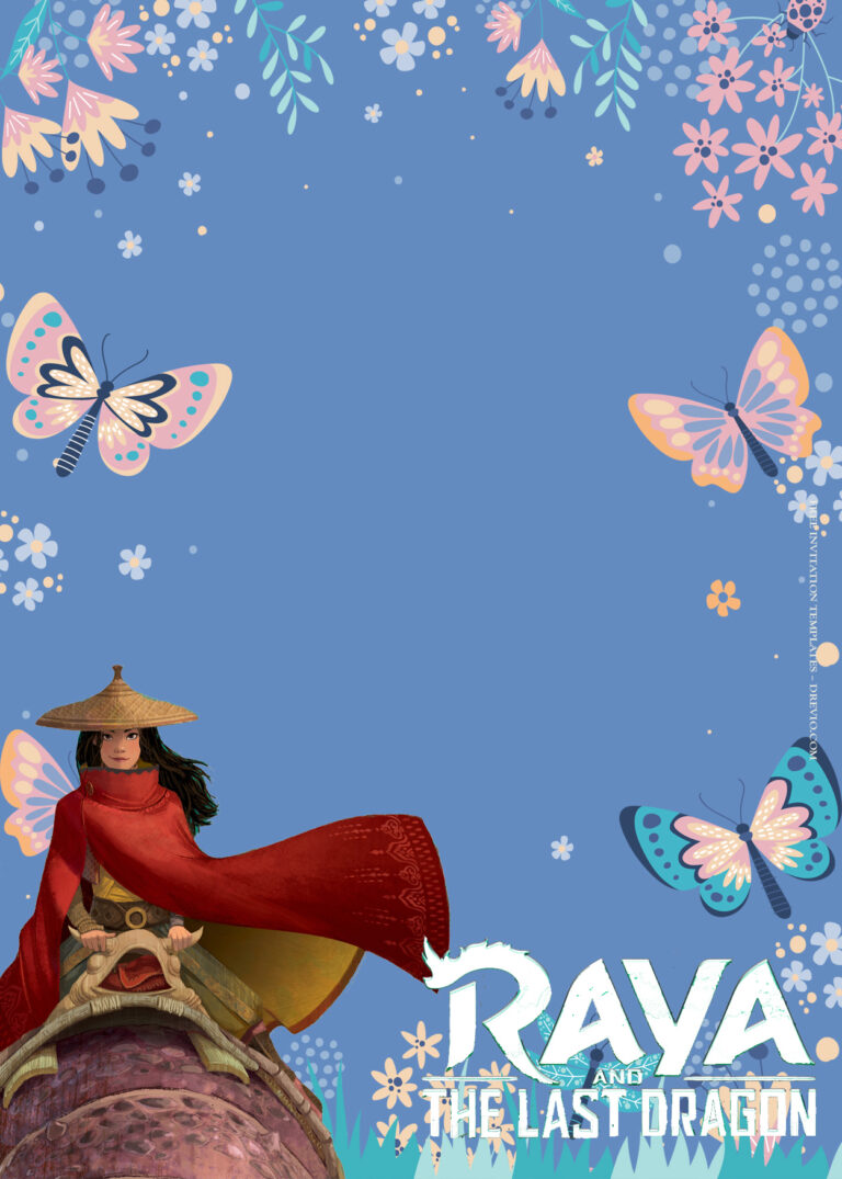 8+ Raya The Last Dragon Birthday Invitation Templates