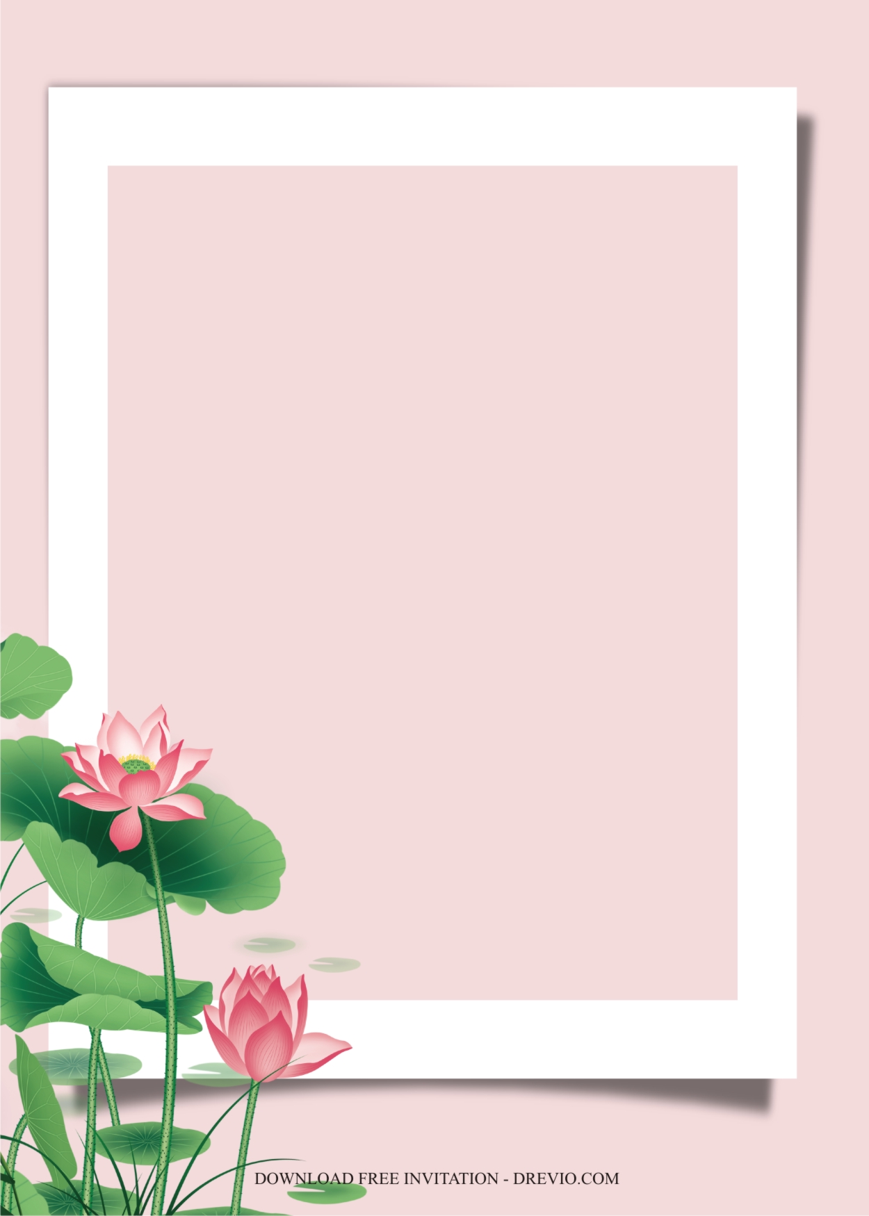 7+ Free Pink Lotus Invitation Templates To Suit Your Wedding Theme