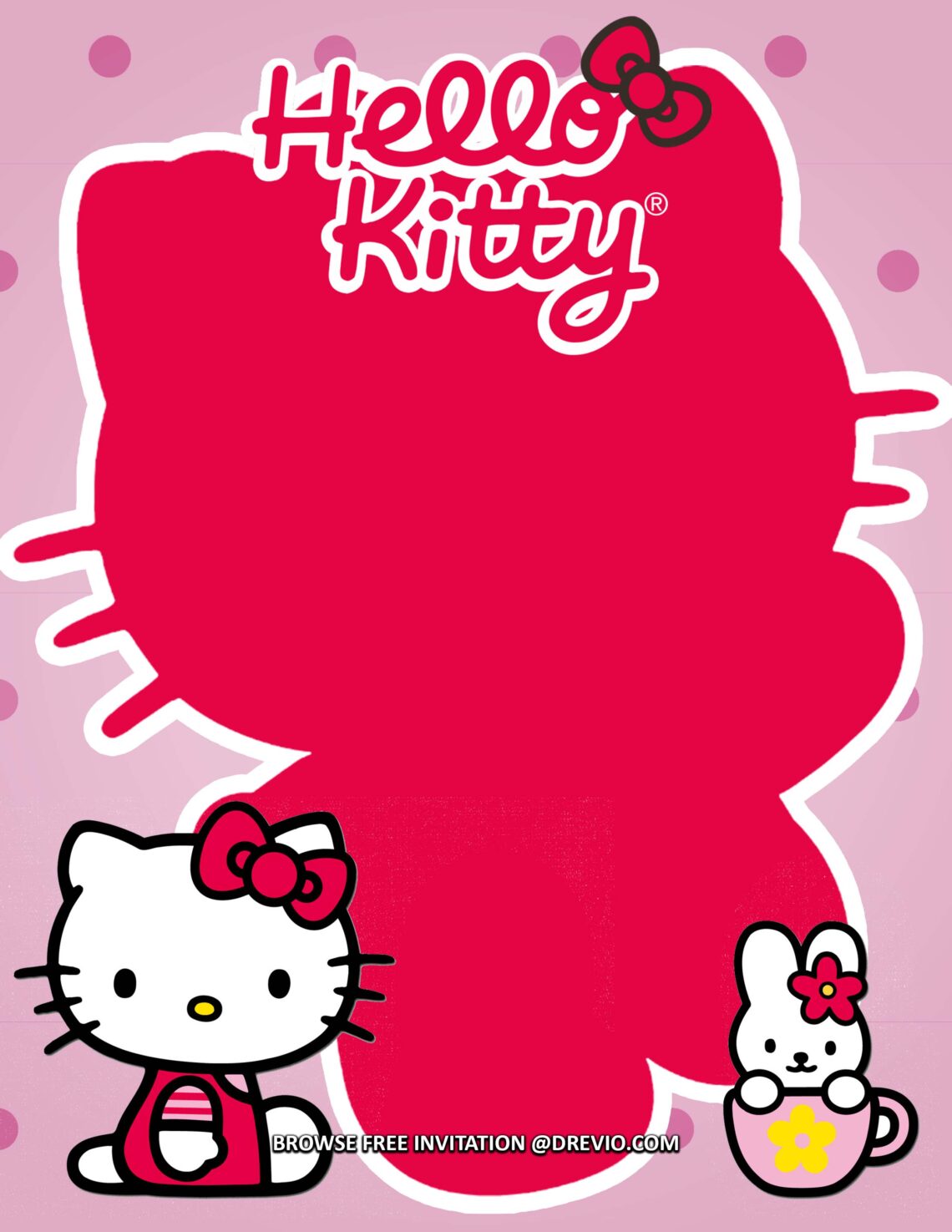 (FREE Invitations) Hello Kitty Birthday Invitations + Party Ideas