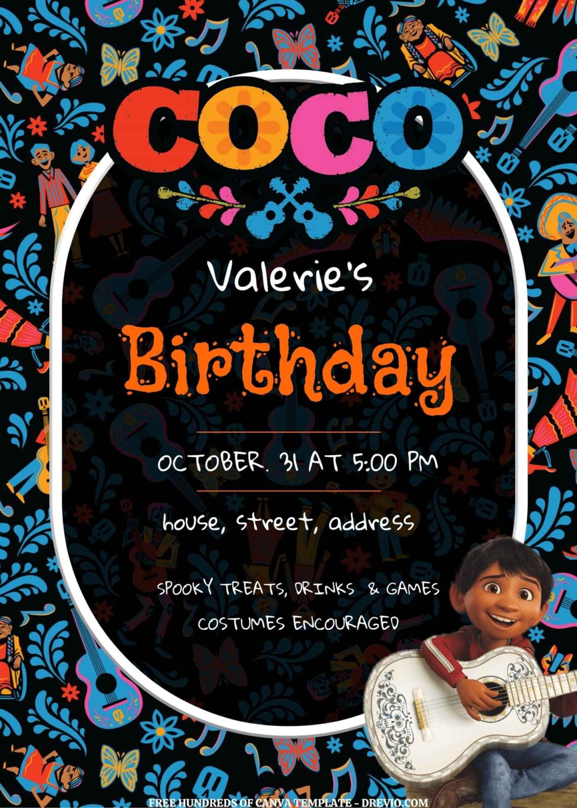 FREE EDITABLE - 16 Coco Canva Templates