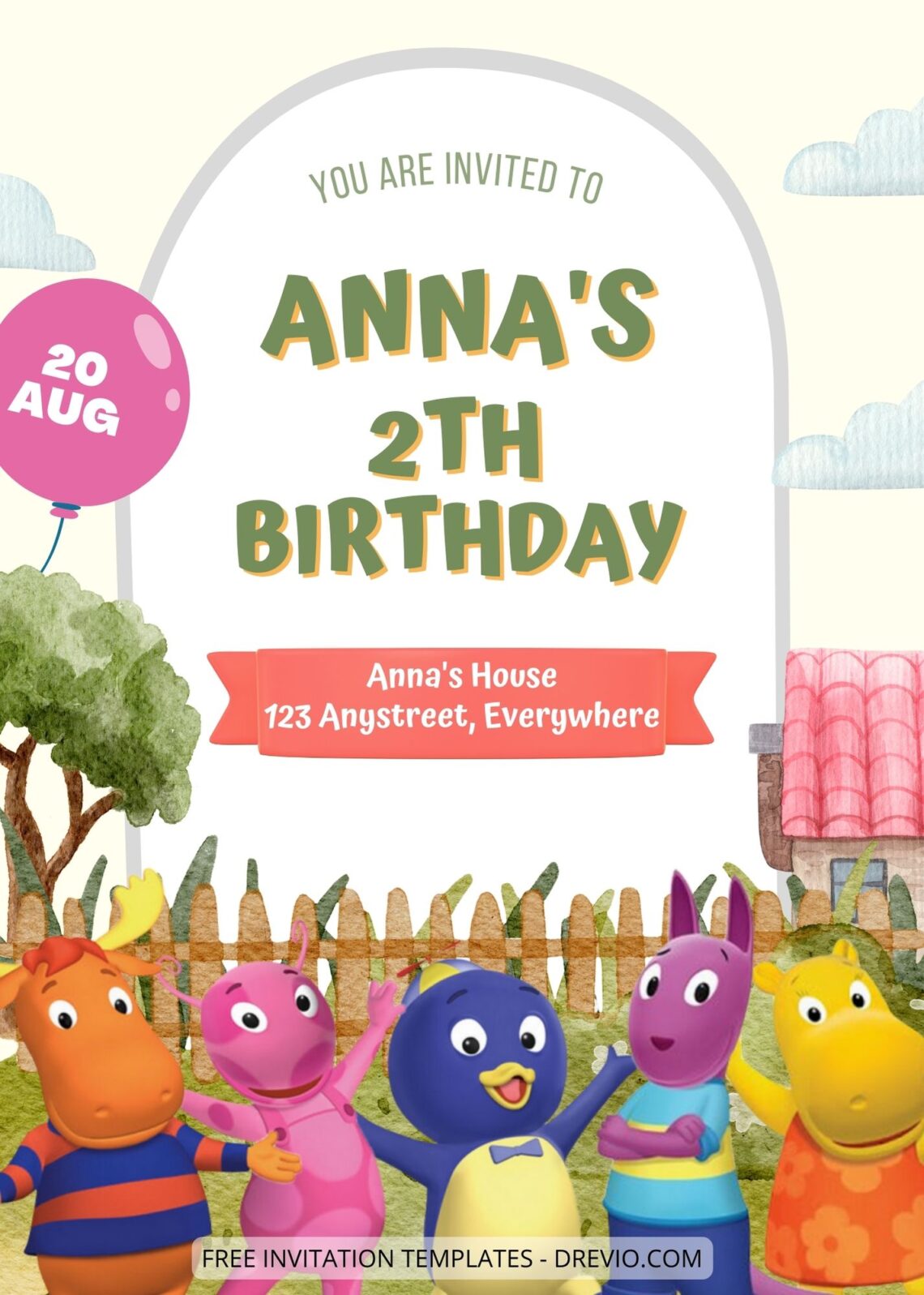 7+ Backyardigans Birthday Invitation Templates