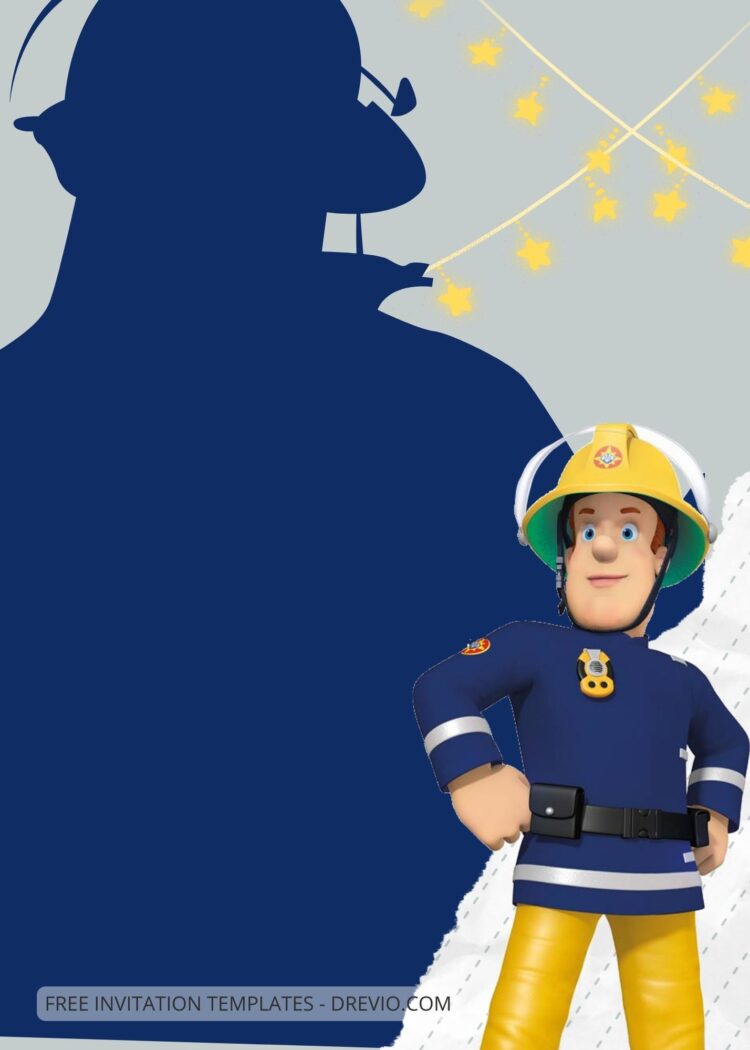 9+ Fireman Sam Canva Birthday Invitation Templates