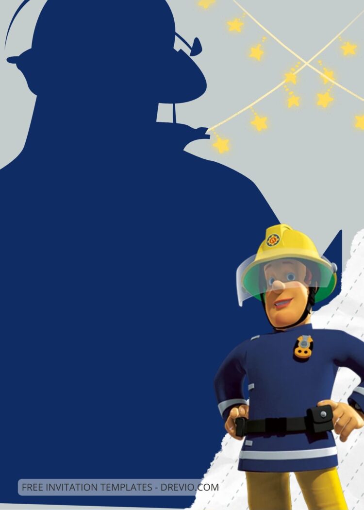 9+ Fireman Sam Canva Birthday Invitation Templates