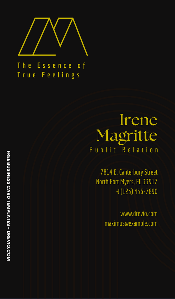 Digital Visual Art Business Card Templates - Editable Canva Templates