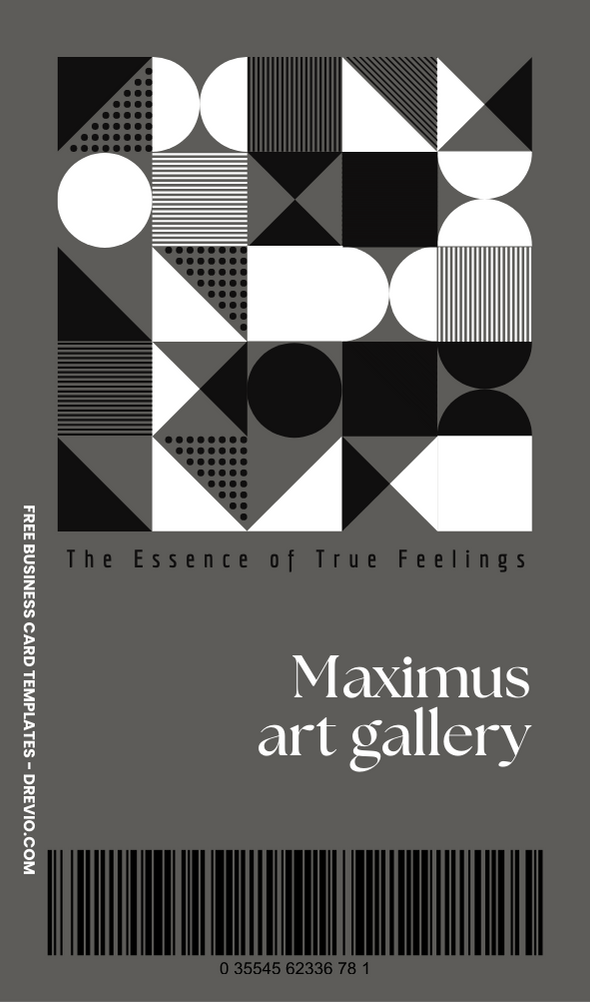 Digital Visual Art Business Card Templates - Editable Canva Templates