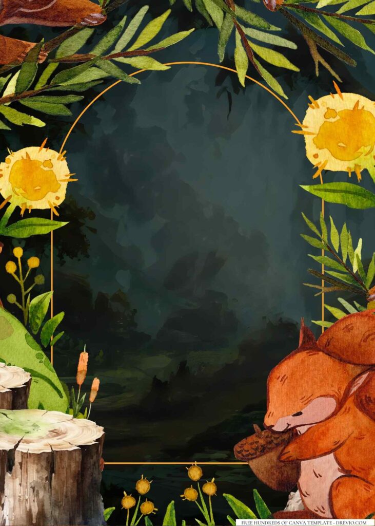 14+ Woodland Creatures Birthday Invitation Templates