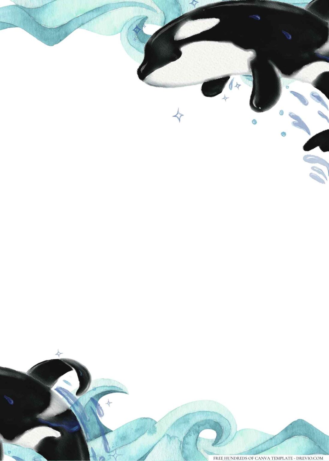 22+ Orca Birthday Invitation Templates