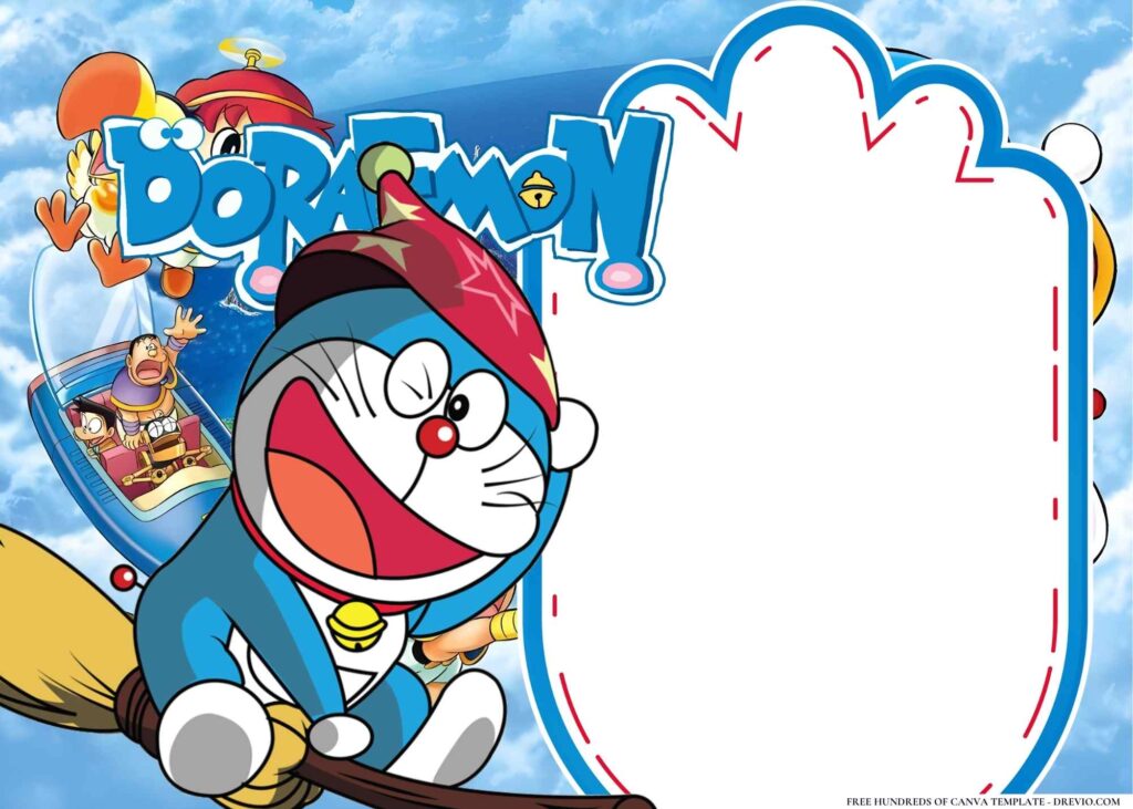 18+ Doraemon Birthday Invitation Templates