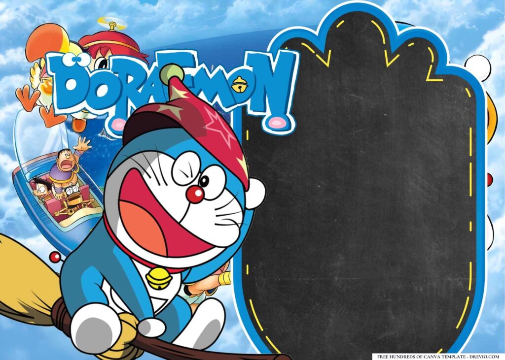 18+ Doraemon Birthday Invitation Templates