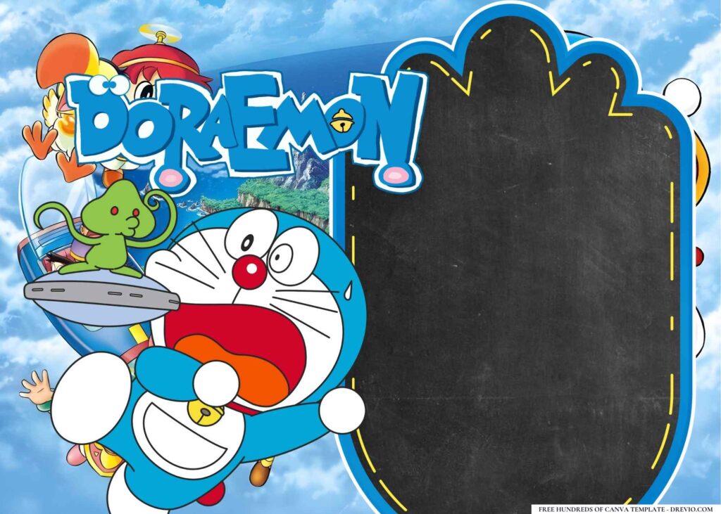 18+ Doraemon Birthday Invitation Templates