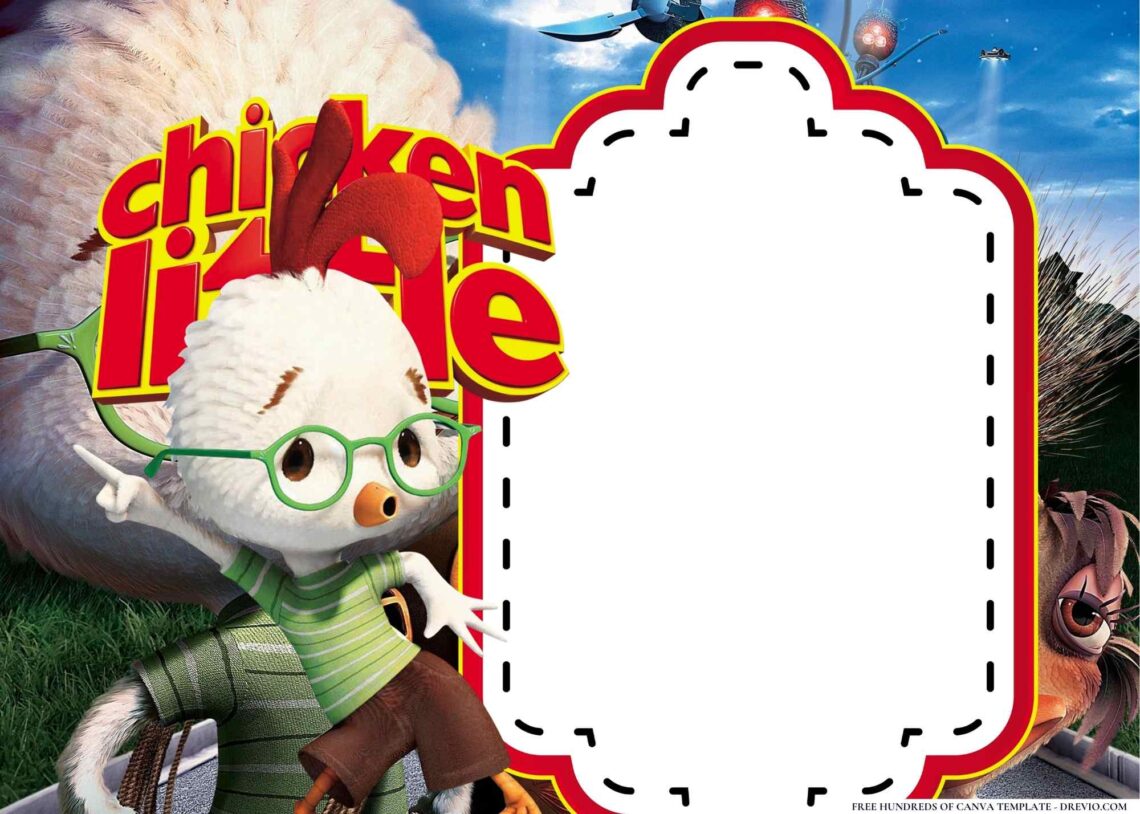 22+ Chicken Little Birthday Invitation Templates