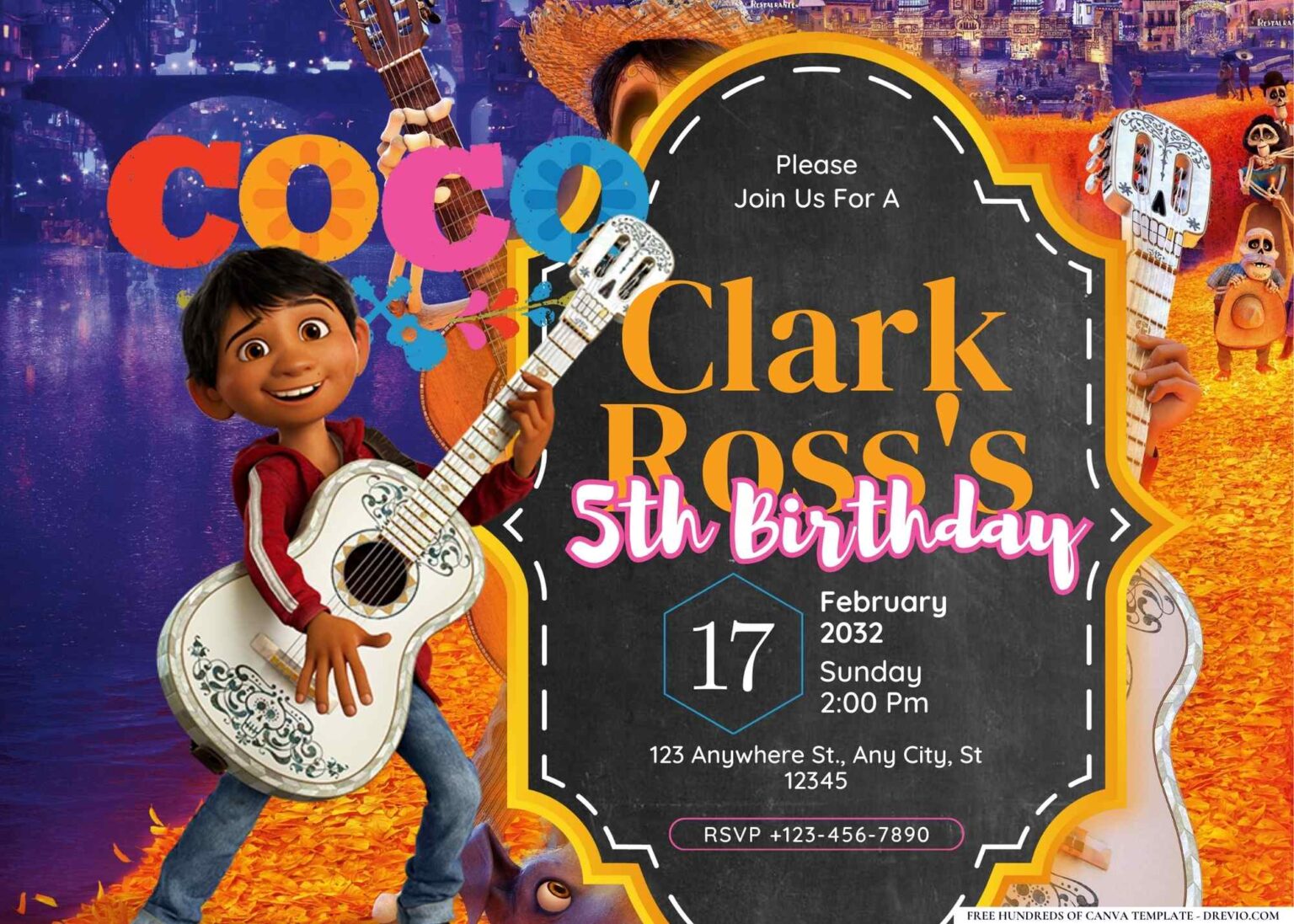 14+ Coco Birthday Invitation Templates