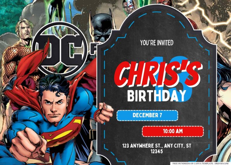 22+ DC Birthday Invitation Templates