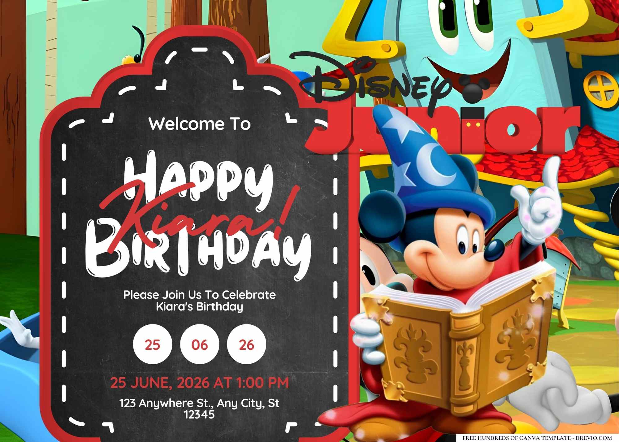 20+ Disney Junior Birthday Invitation Templates