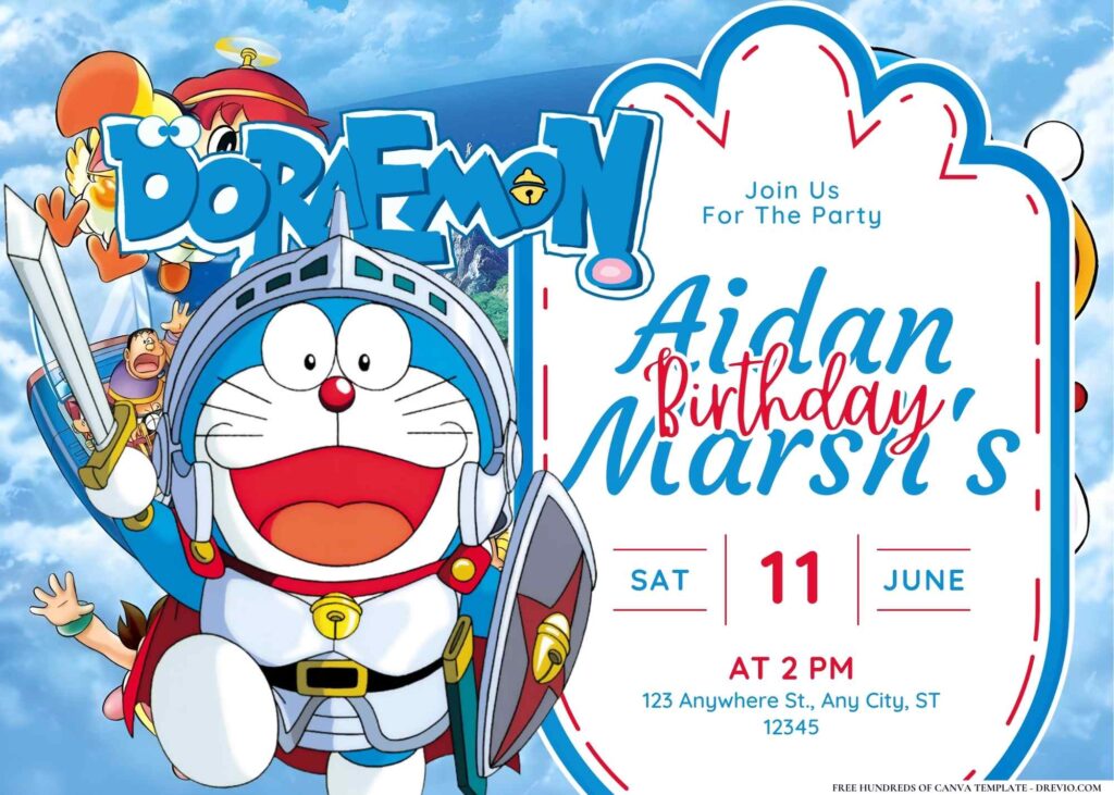 Doraemon Birthday Party Planner