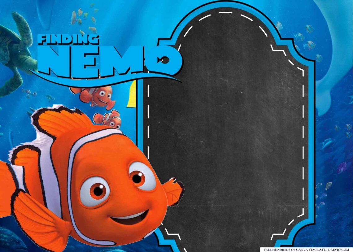 20+ Finding Nemo Birthday Invitation Templates