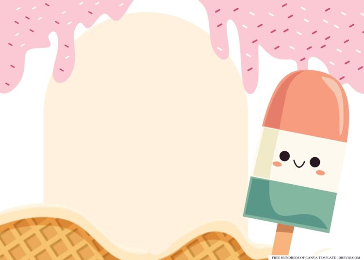 20+ Ice Cream Sundae Bar Birthday Invitation Templates