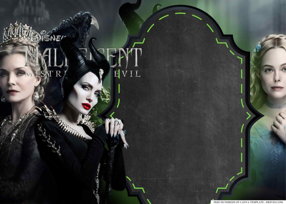18+ Maleficent Mistress of Evil Birthday Invitation Templates