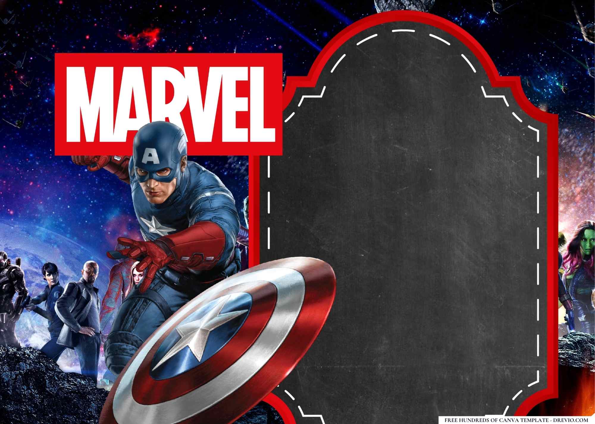 22+ Marvel Birthday Invitation Templates