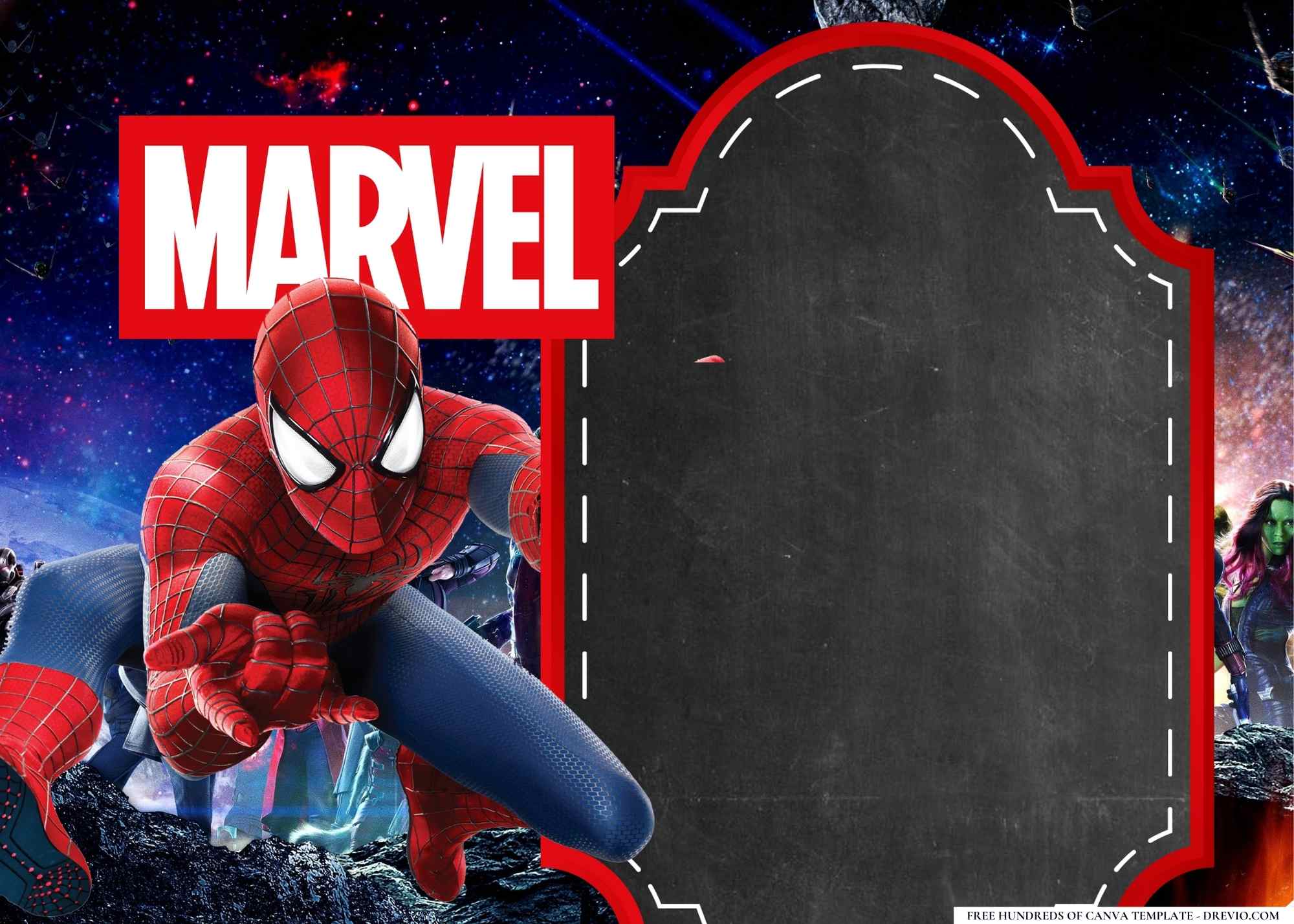 22+ Marvel Birthday Invitation Templates