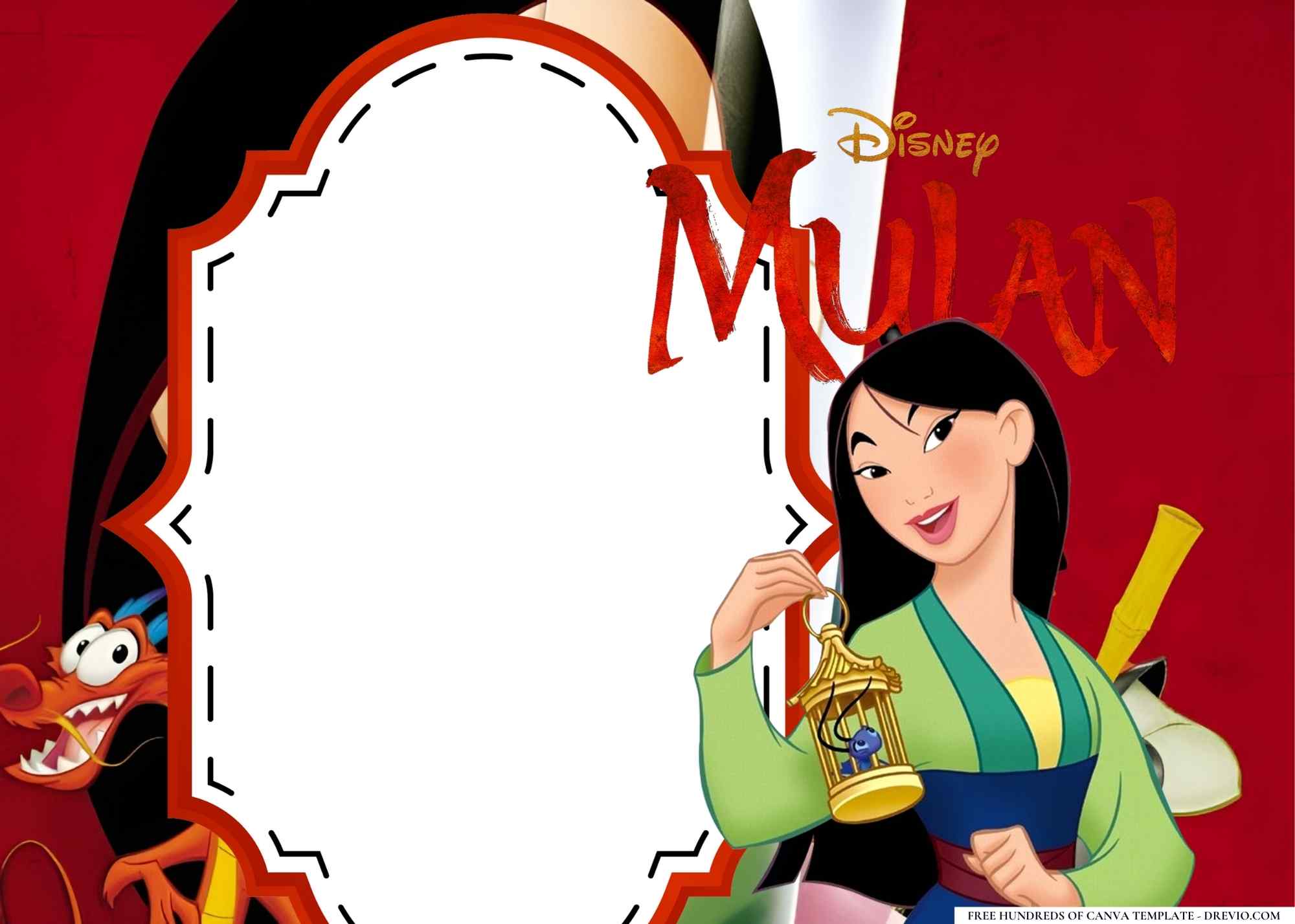 18+ Mulan Birthday Invitation Templates