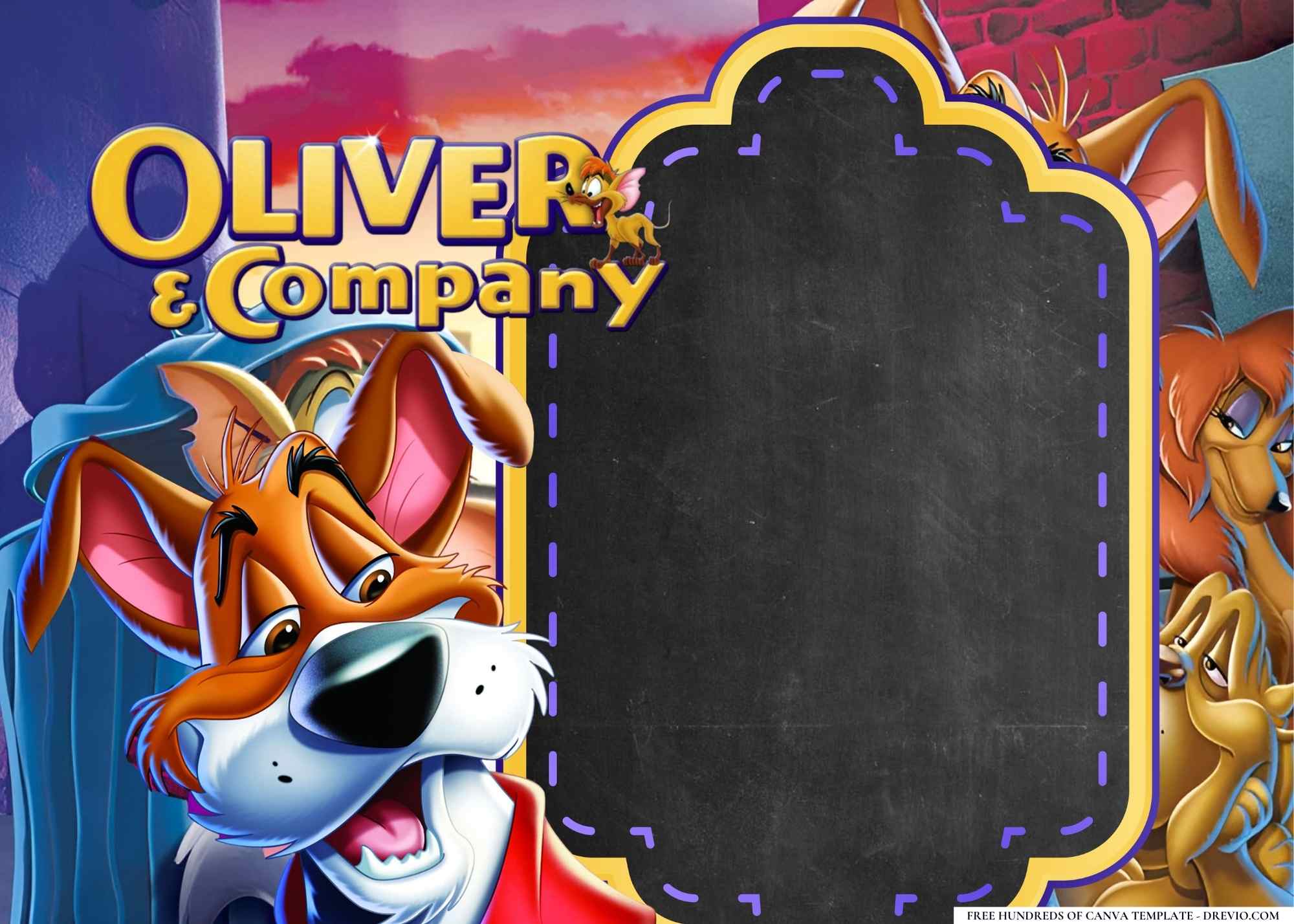 18+ Oliver & Company Birthday Invitation Templates