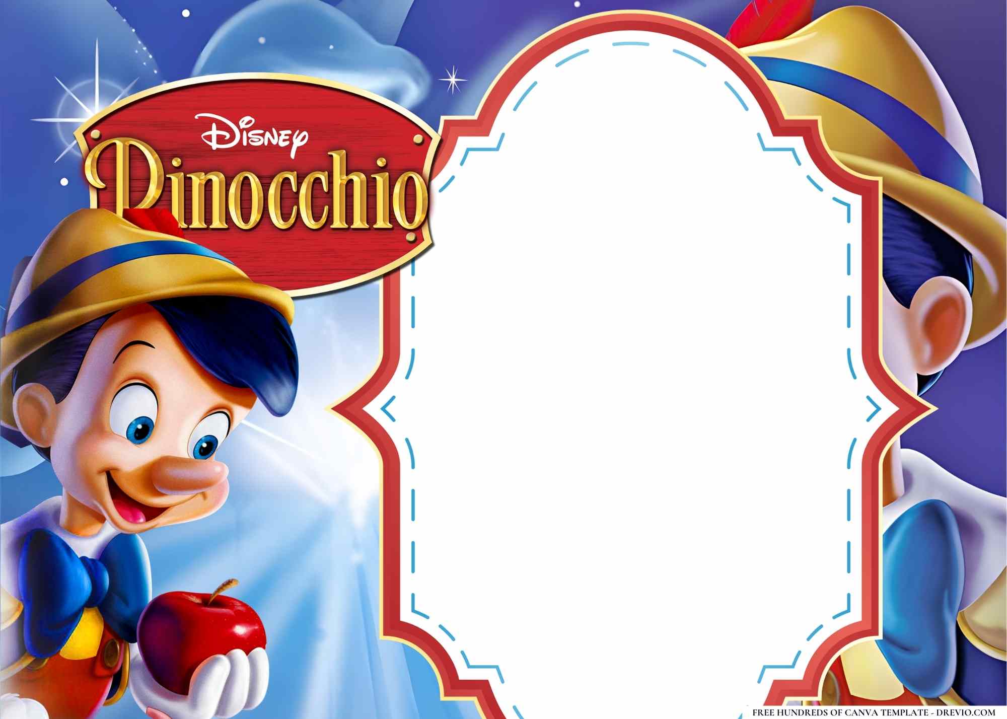 14+ Pinocchio Birthday Invitation Templates