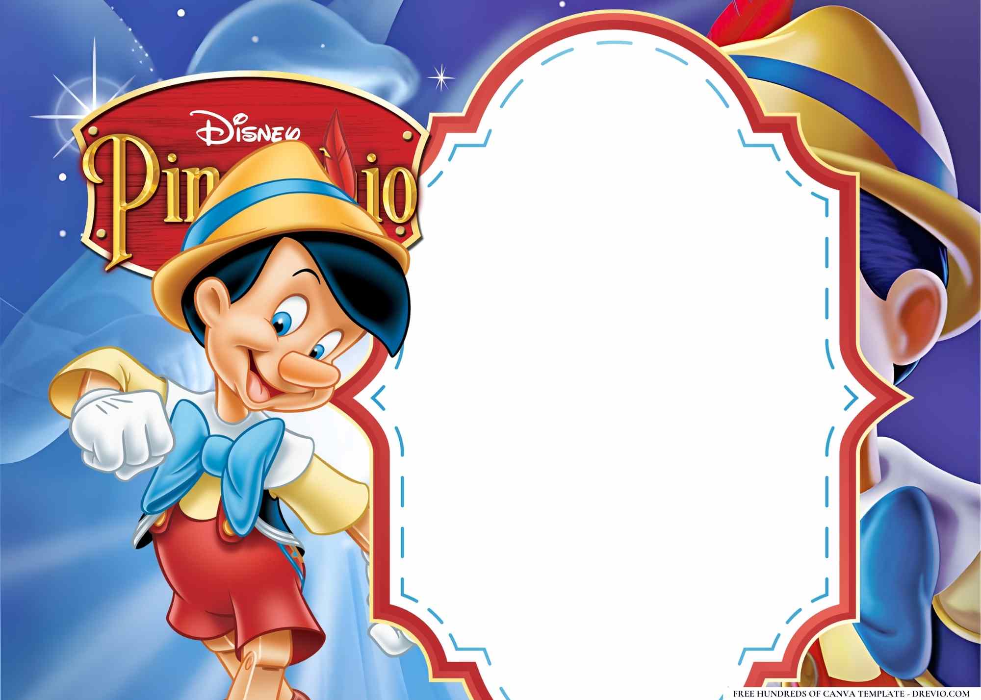 14+ Pinocchio Birthday Invitation Templates