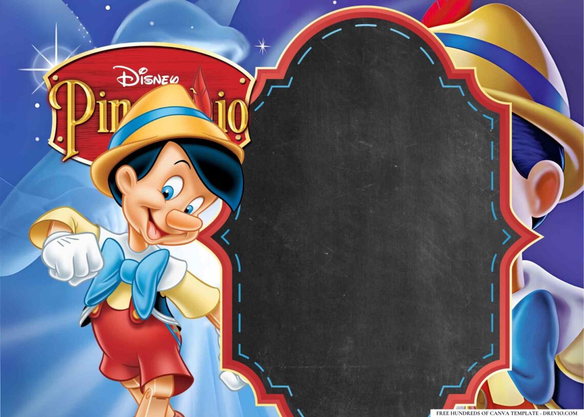 14+ Pinocchio Birthday Invitation Templates