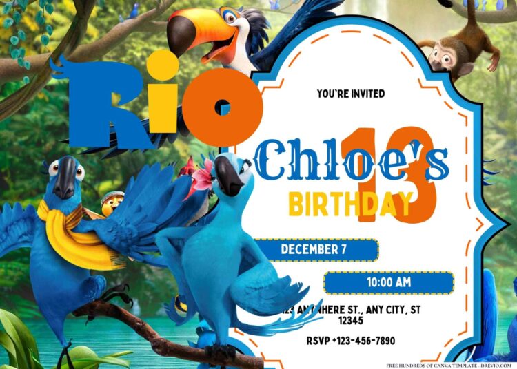 18+ Rio Carnival Birthday Invitation Templates