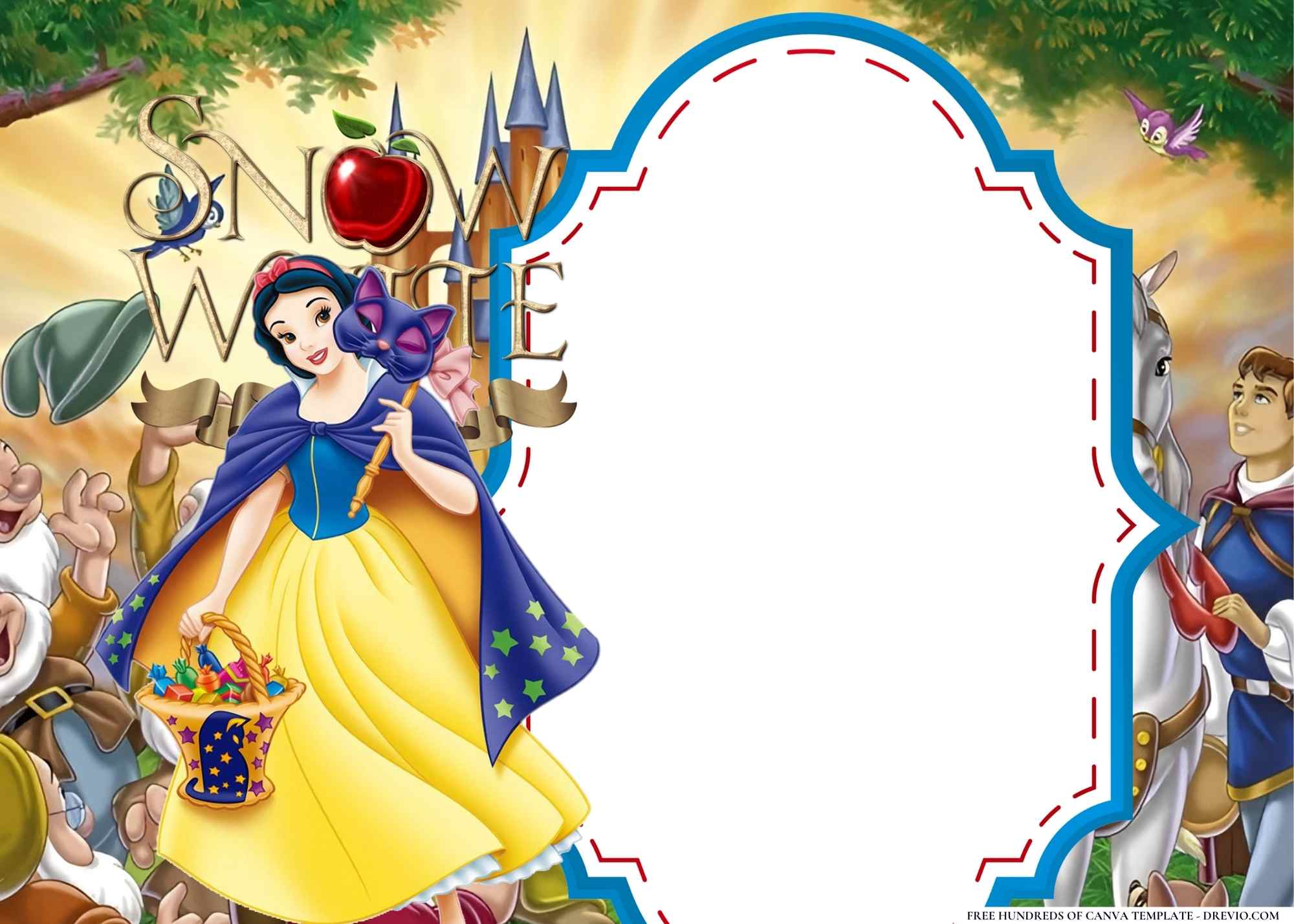 14+ Snow White and the Seven Dwarfs Birthday Invitation Templates