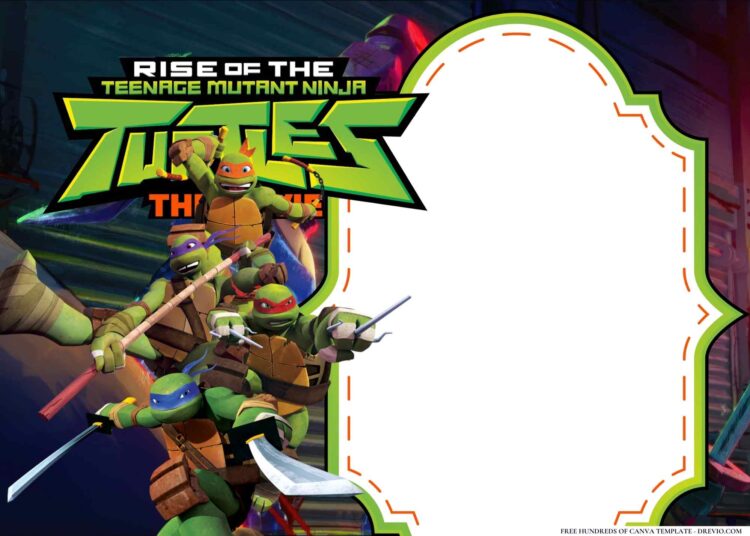 16+ Teenage Mutant Ninja Turtles Birthday Invitation Templates