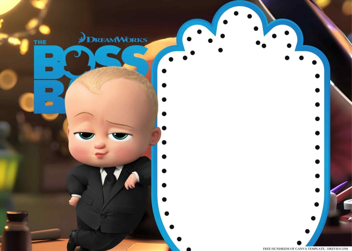 20+ The Boss Baby Birthday Invitation Templates