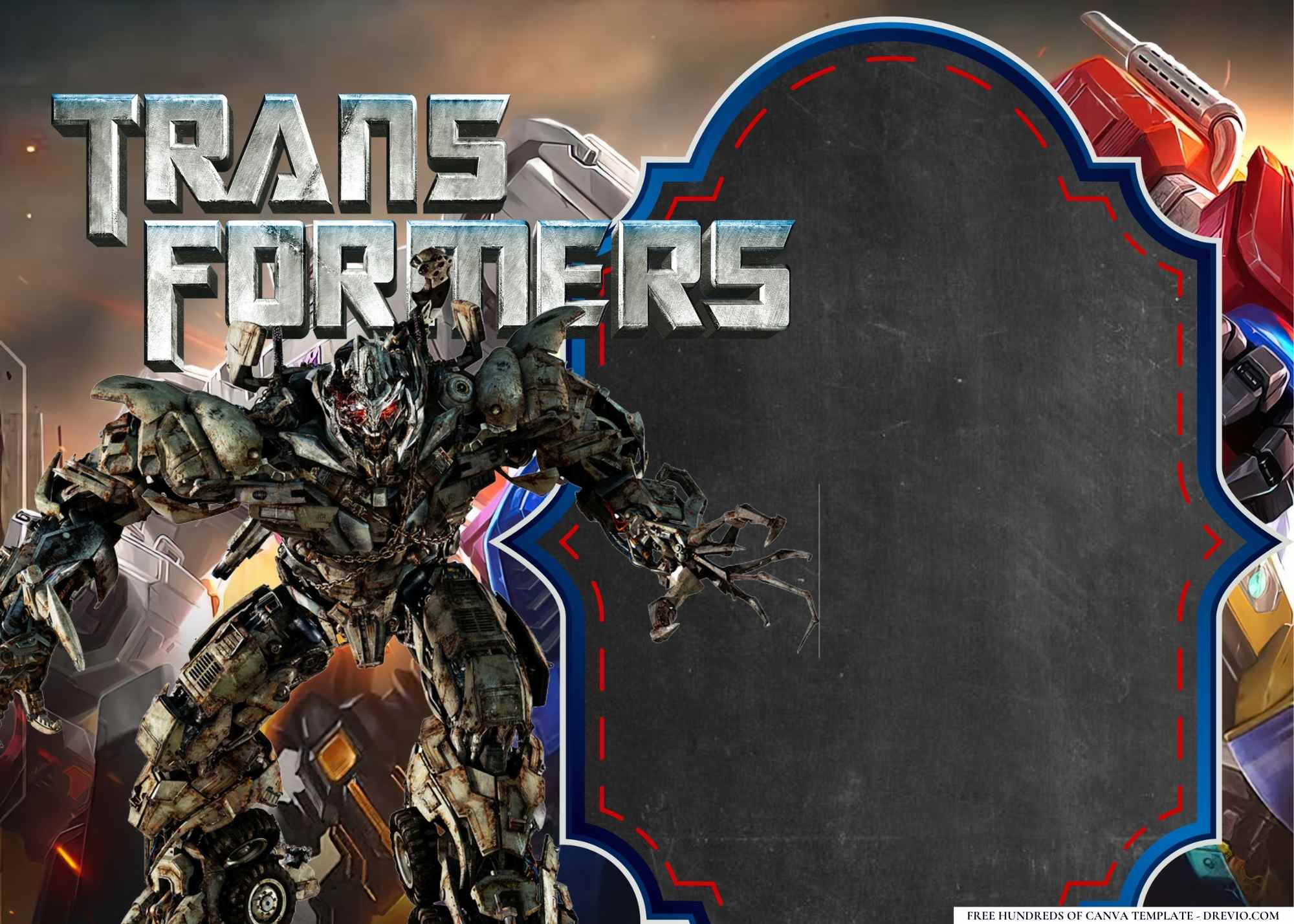 16+ Transformers Birthday Invitation Templates