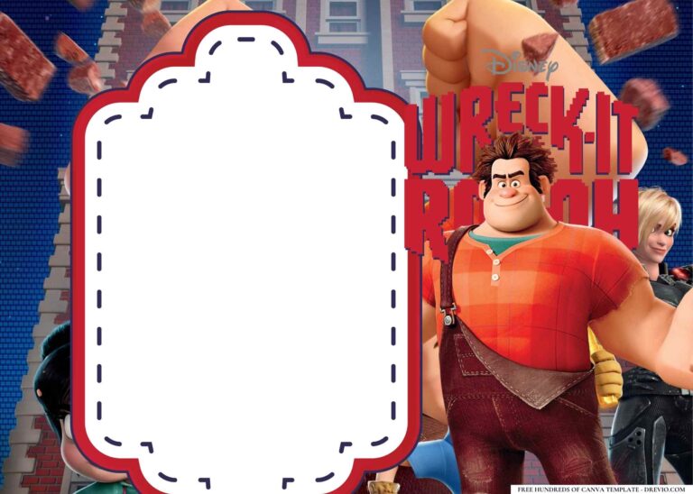 14+ Wreck-It Ralph Birthday Invitation Templates