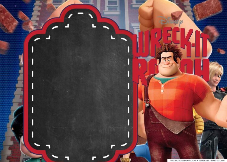 14+ Wreck-It Ralph Birthday Invitation Templates
