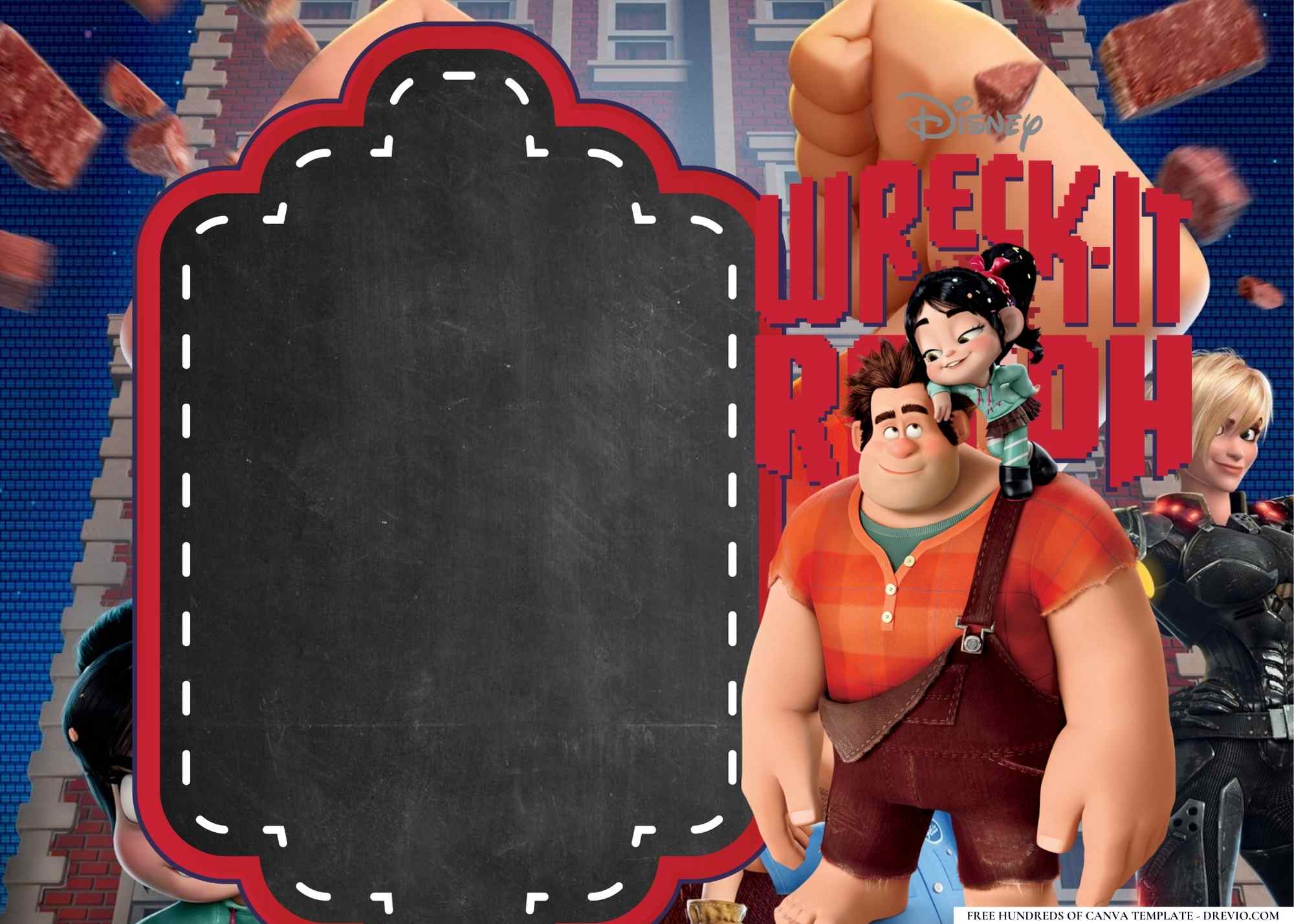 14+ Wreck-It Ralph Birthday Invitation Templates