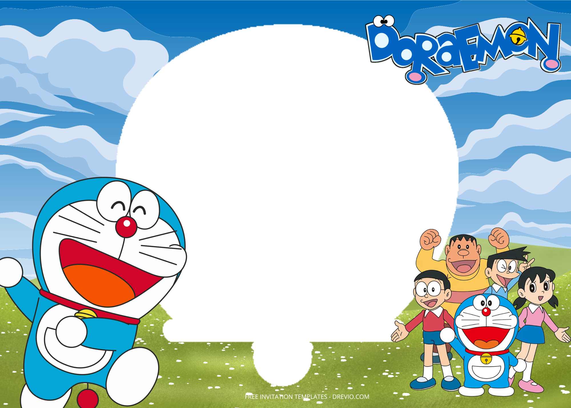 FREE 10+ Doraemon Birthday Invitation Templates