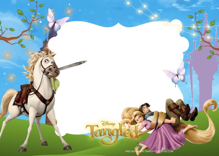 FREE 11+ Adventure With Tangled Birthday Invitation Templates