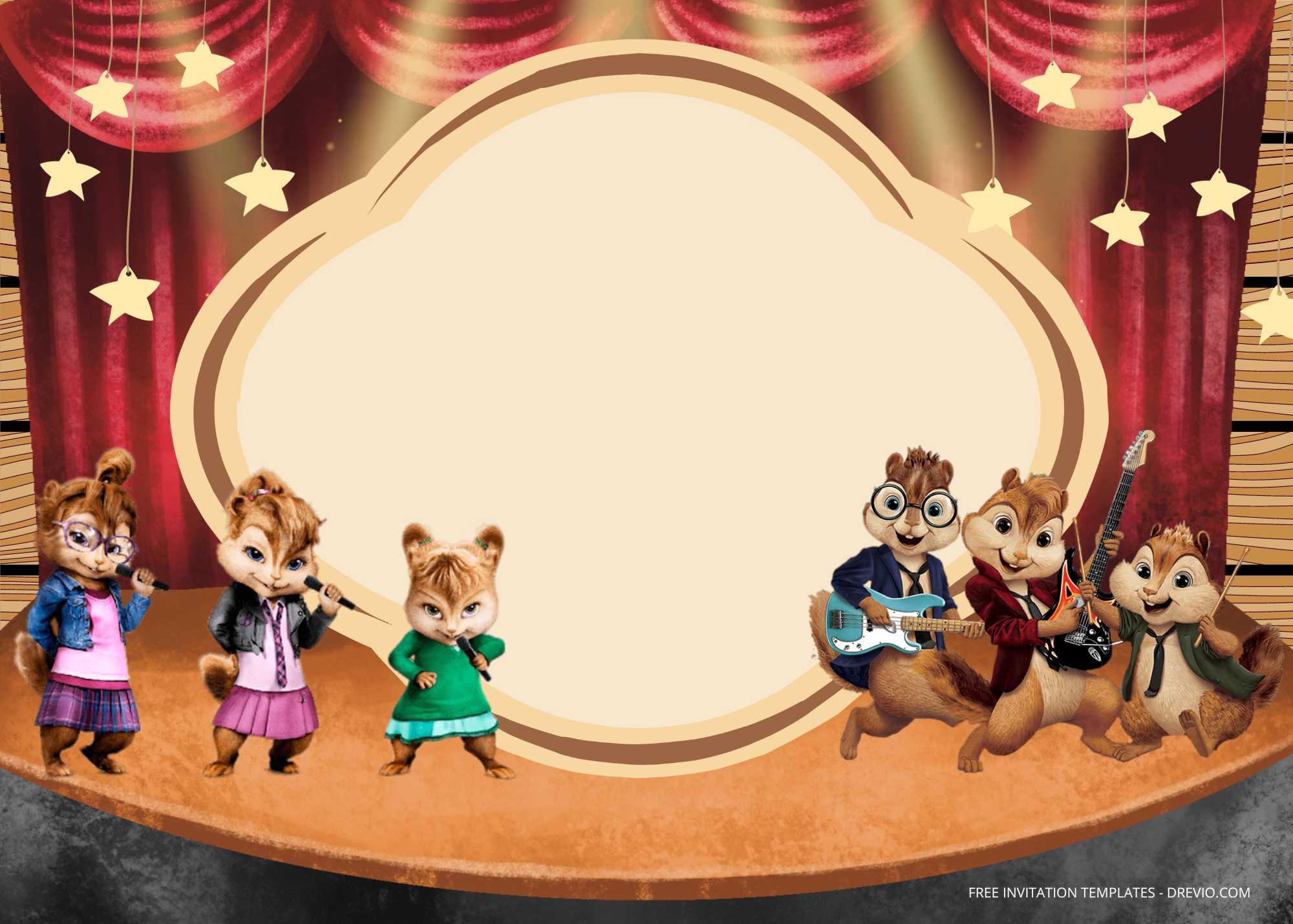 FREE 9+ Alvin And The Chipmunks Birthday Invitation