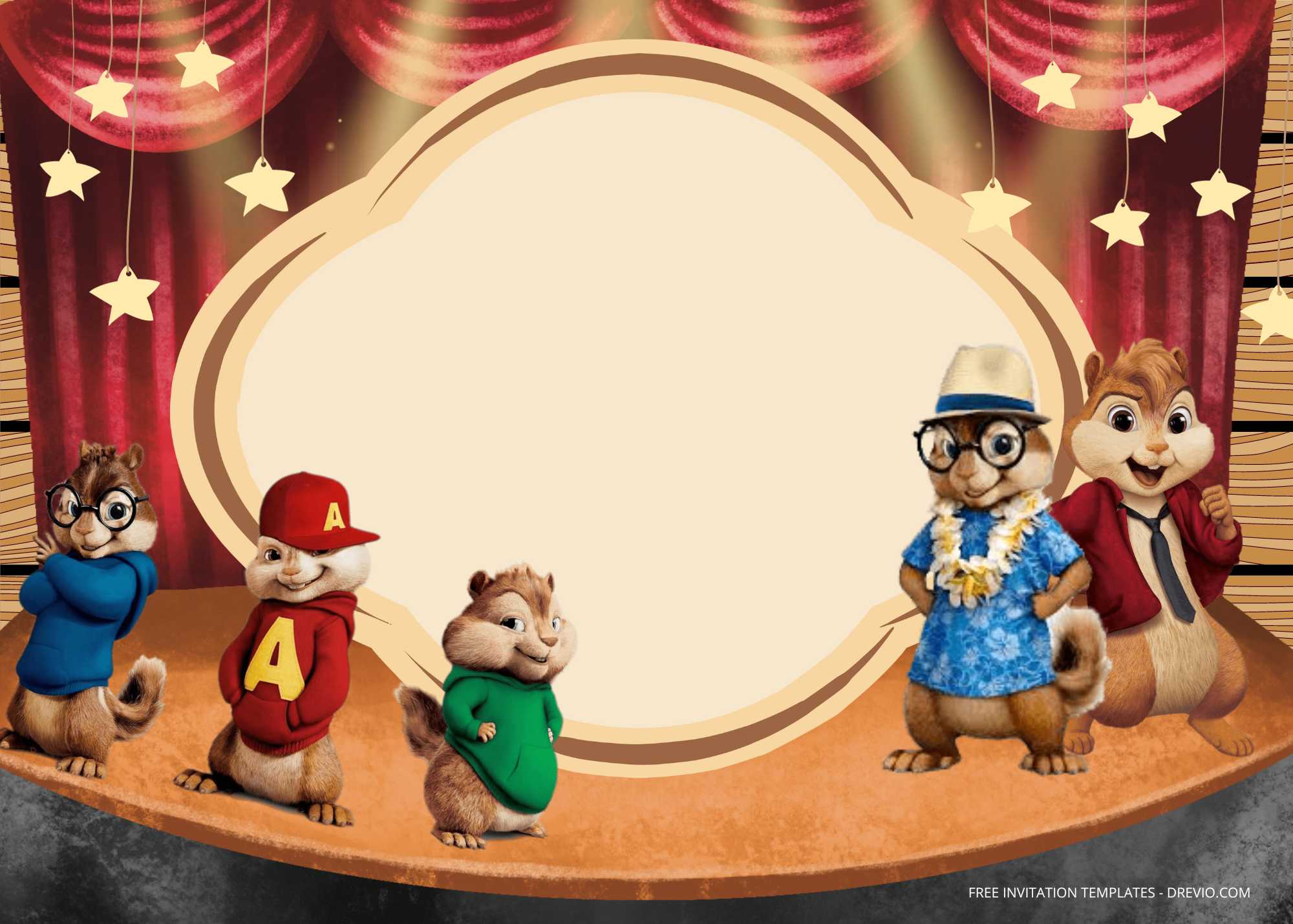 FREE 9+ Alvin And The Chipmunks Birthday Invitation