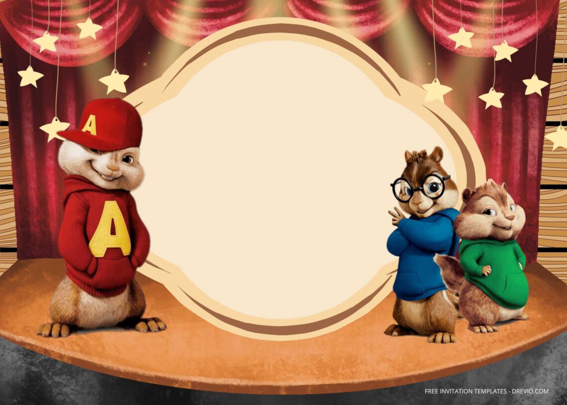 FREE 9+ Alvin And The Chipmunks Birthday Invitation