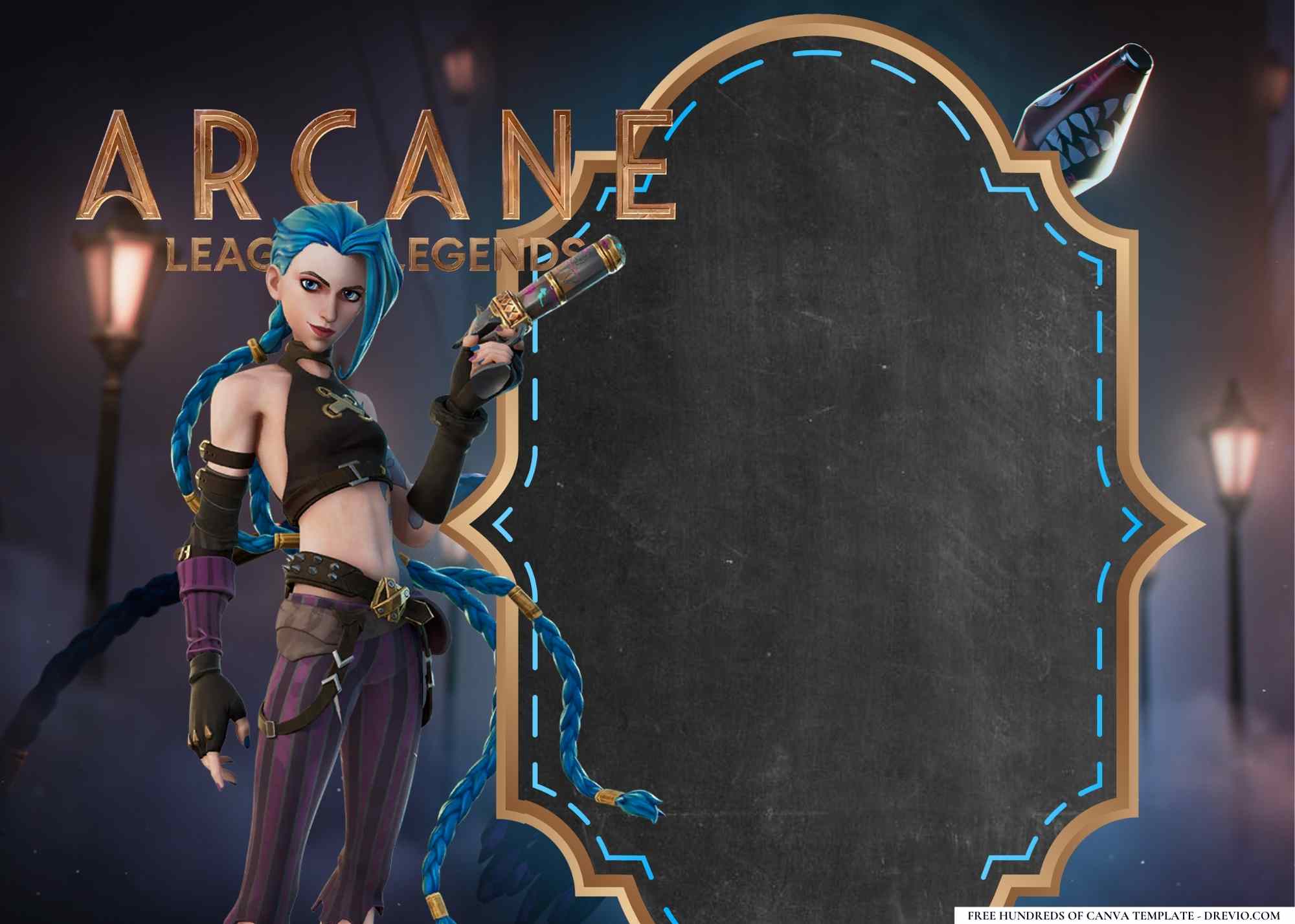 20+ Arcane League Of Legends Birthday Invitation Templates