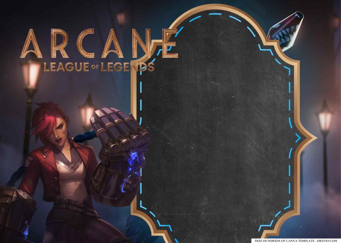 20+ Arcane League Of Legends Birthday Invitation Templates